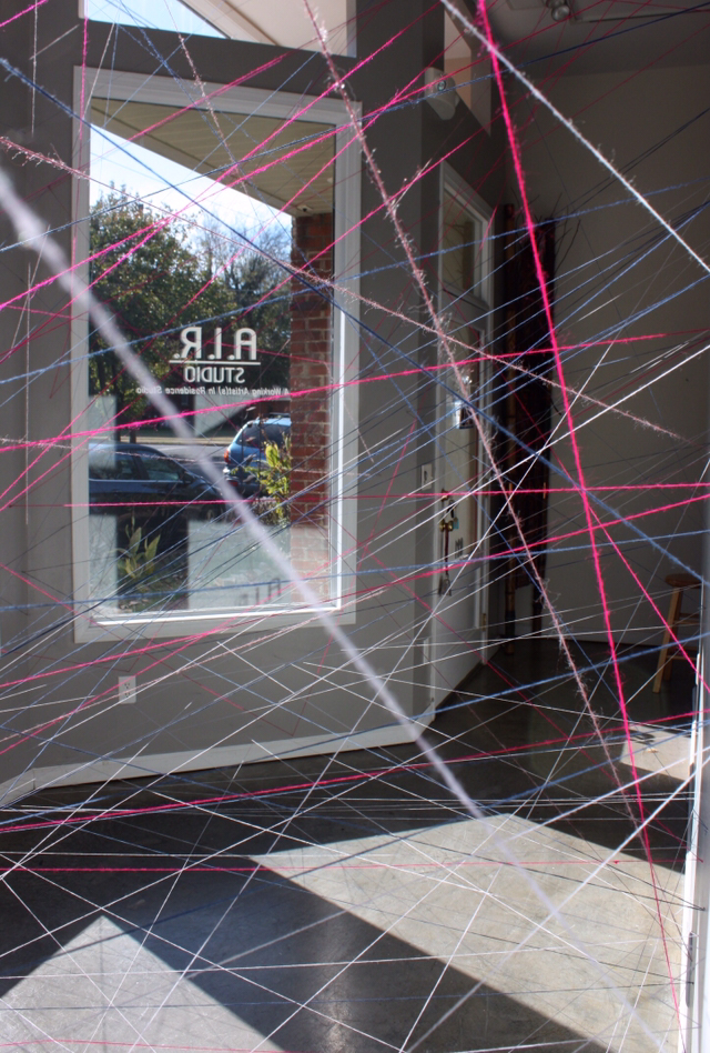 Interior w String Installation-a | A.I.R. STUDIO PADUCAH